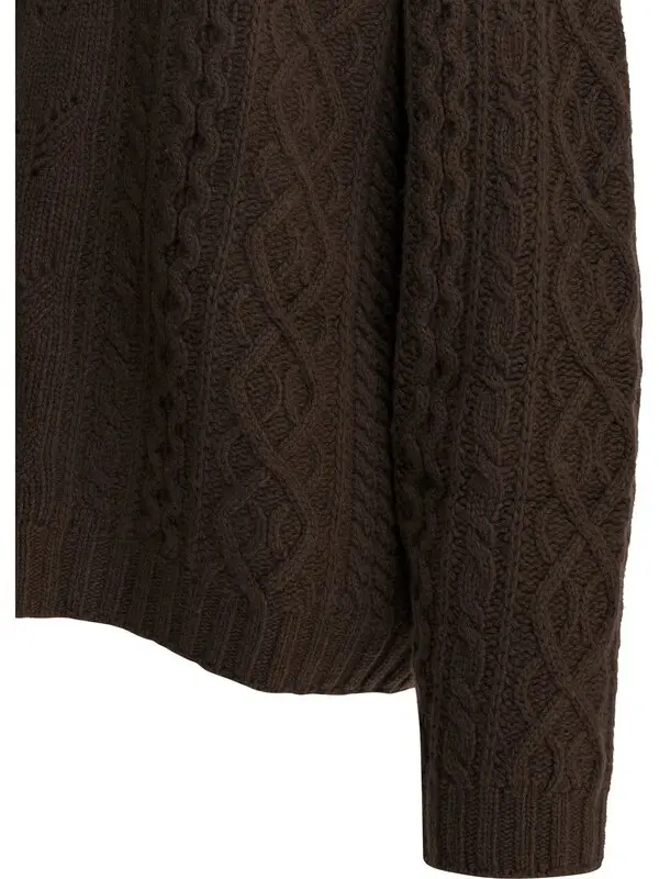 SANDBEIGE Wool Knitwear - Brown