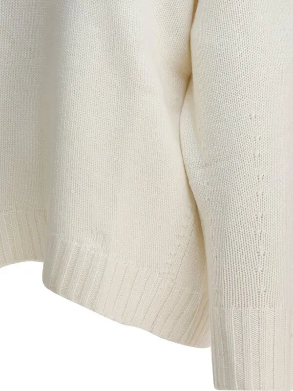 Loulou De Saison Cashmere 'tino' Sweater - White