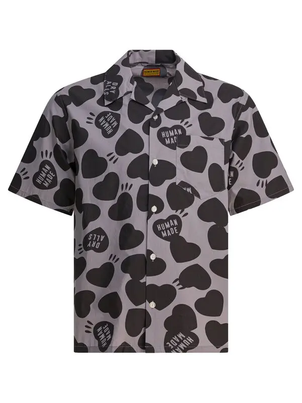 HUMAN MADE Heart Vacation' Shirt - Grey
