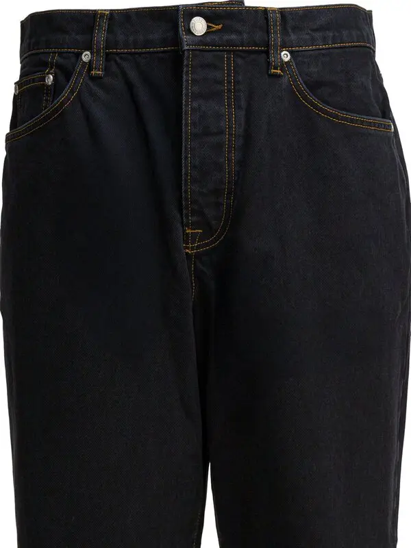 StÜssy Big Ol' Straight Leg Jeans - Black