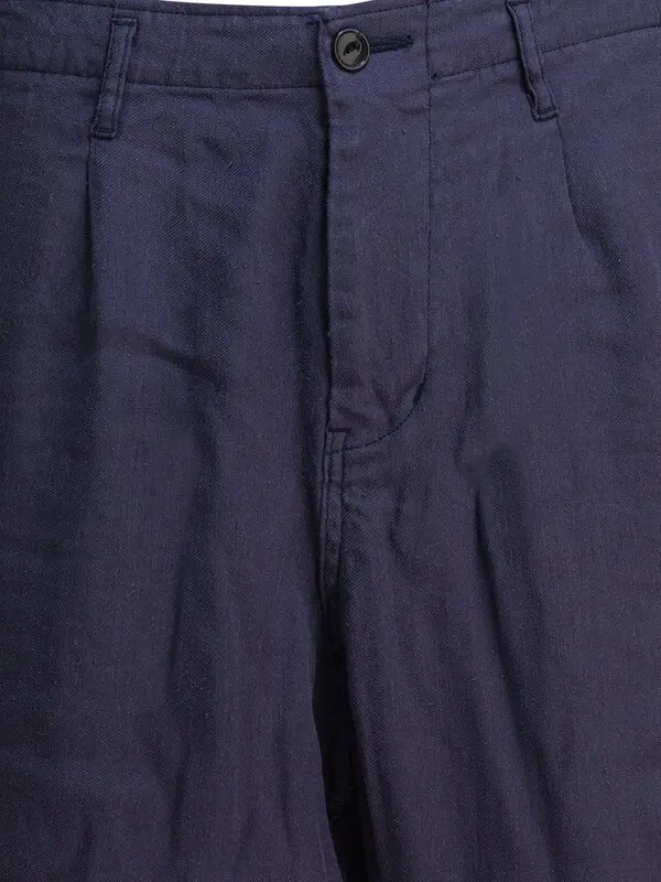 NONNATIVE Linen-acetate Cargo Shorts - Blue