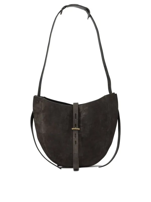MINOBOSSI Calfskin Crossbody Bag - Brown