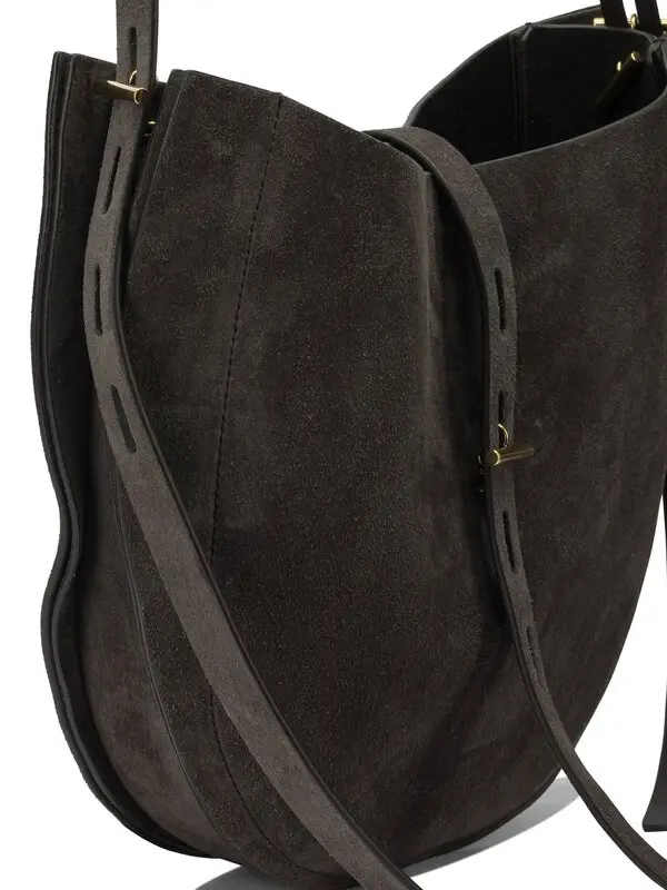MINOBOSSI Calfskin Crossbody Bag - Brown