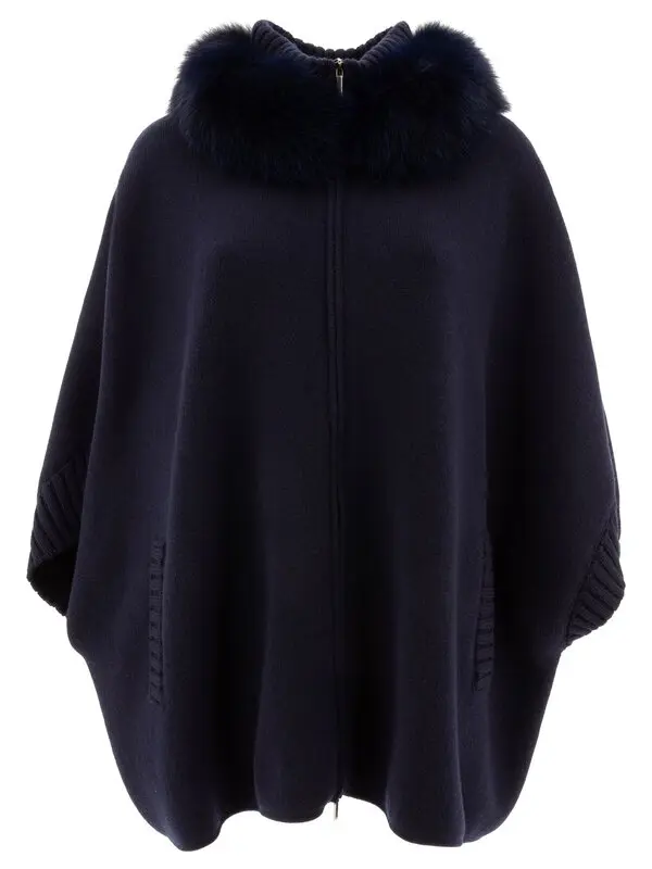 GIOVI Wool And Cashmere Poncho