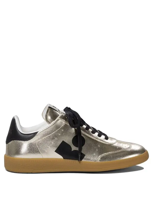 Isabel Marant Kaycee Metallic Leather Sneakers