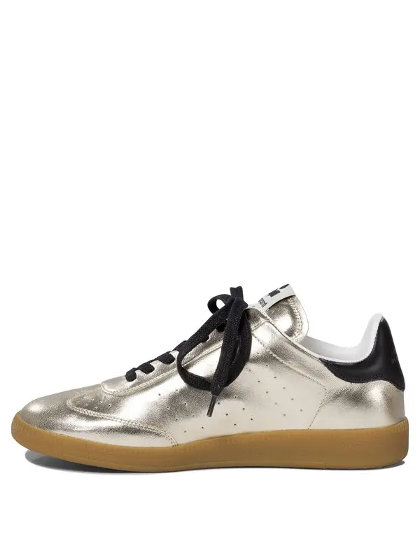 Isabel Marant Kaycee Metallic Leather Sneakers