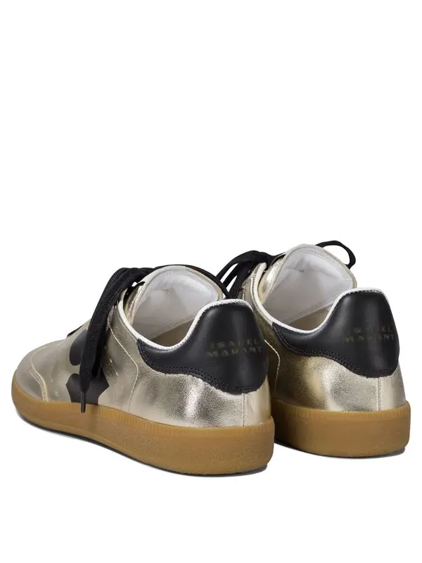 Isabel Marant Kaycee Metallic Leather Sneakers