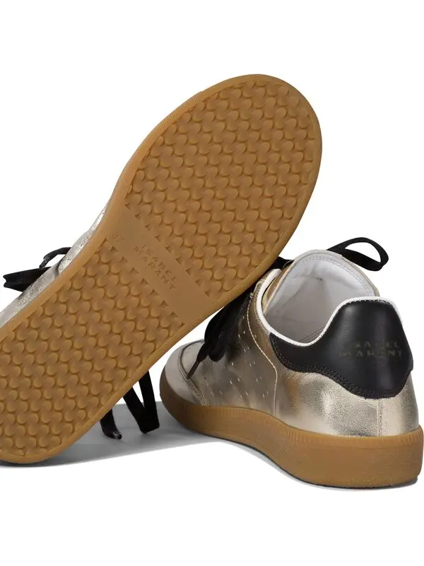 Isabel Marant Kaycee Metallic Leather Sneakers