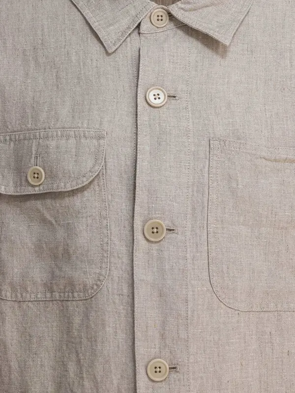 ALEX MILL Linen Work Jacket - Beige
