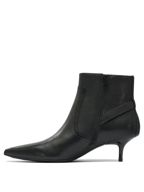 Pinko Leather Ankle Boots