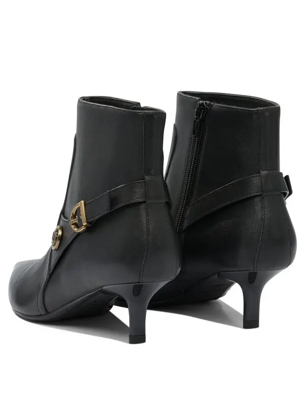 Pinko Leather Ankle Boots
