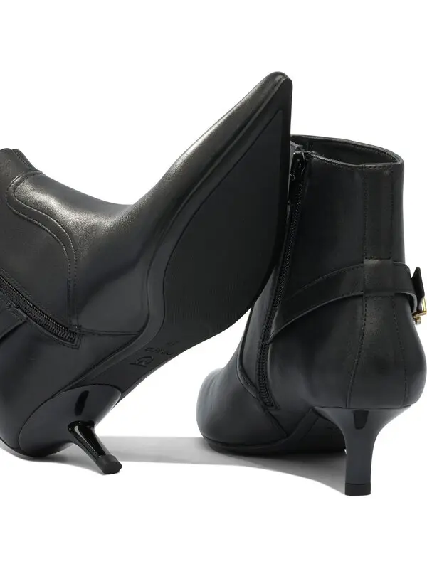 Pinko Leather Ankle Boots