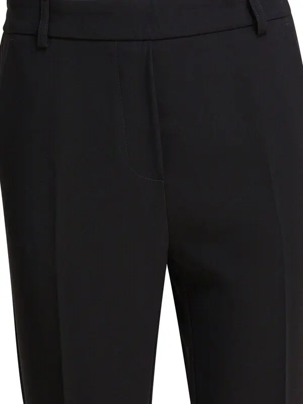 SEMPER Stretch Waist Straight Leg Pants - Black