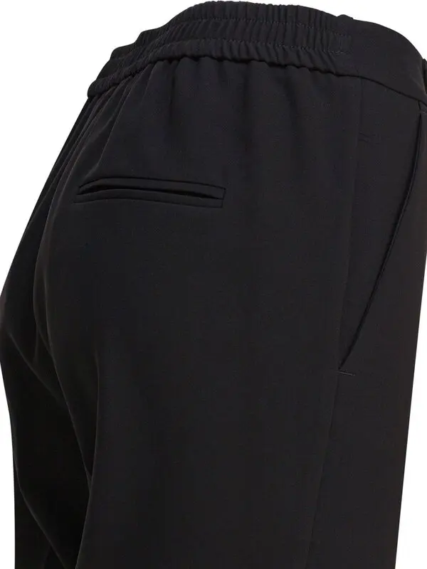 SEMPER Stretch Waist Straight Leg Pants - Black