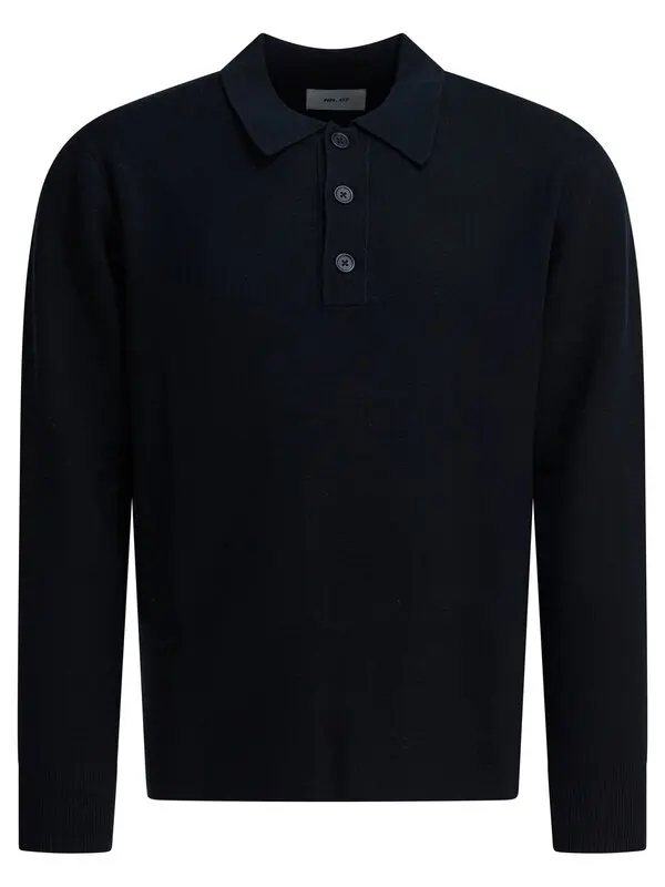 NN.07 Harald Wool Blend Polo Sweater