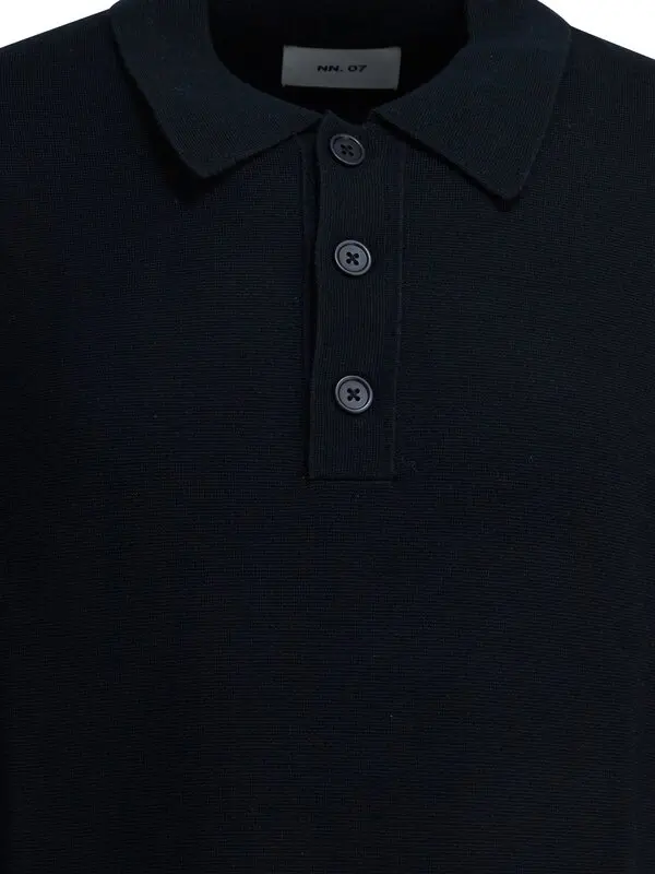 NN.07 Harald Wool Blend Polo Sweater