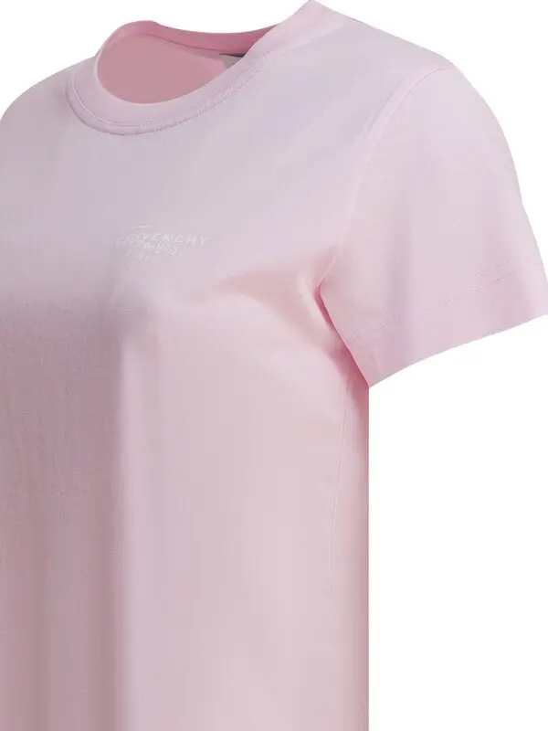 Givenchy Fitted Crew-neck T-shirt - Pink