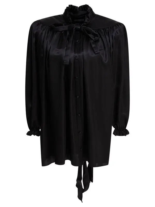 Balenciaga Lace-up Blouse