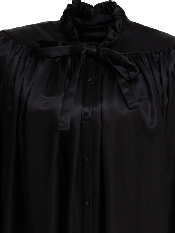 Balenciaga Lace-up Blouse