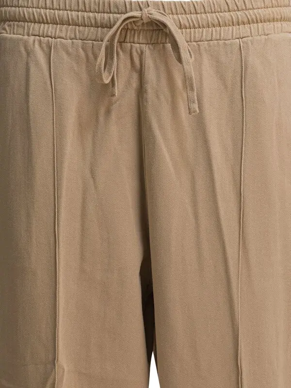 ALTUM Cotton Drawstring Trousers - Beige