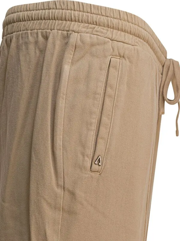 ALTUM Cotton Drawstring Trousers - Beige