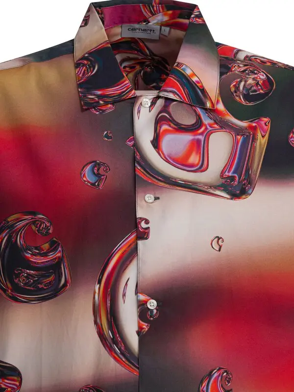 Carhartt Work In Progress S/s Solar Chrome' Shirt - Multicolor