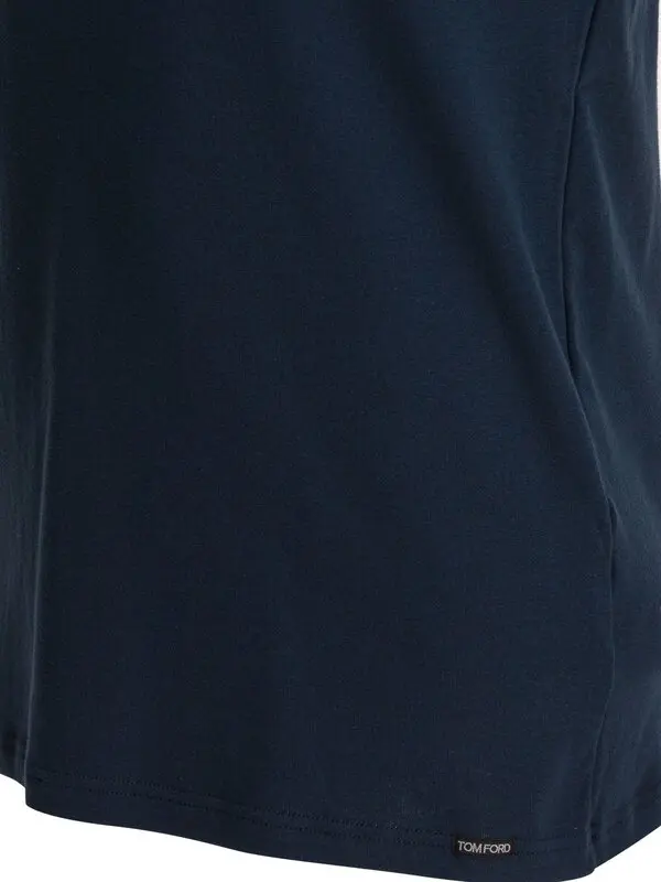 TOM FORD Cotton Underwear T Shirt - Blue