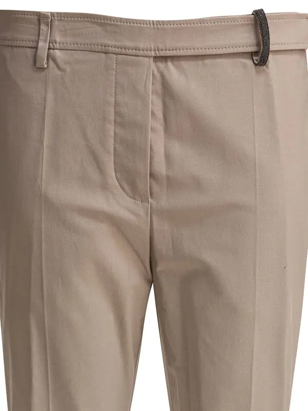 Brunello Cucinelli Boyfit Cotton Pants
