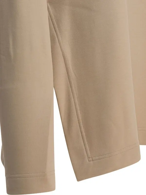 Max Mara Pure Silk And Cotton Sweatshirt - Brown