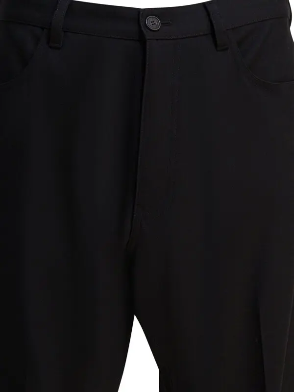 Balenciaga Wool Tailored Pants - Black