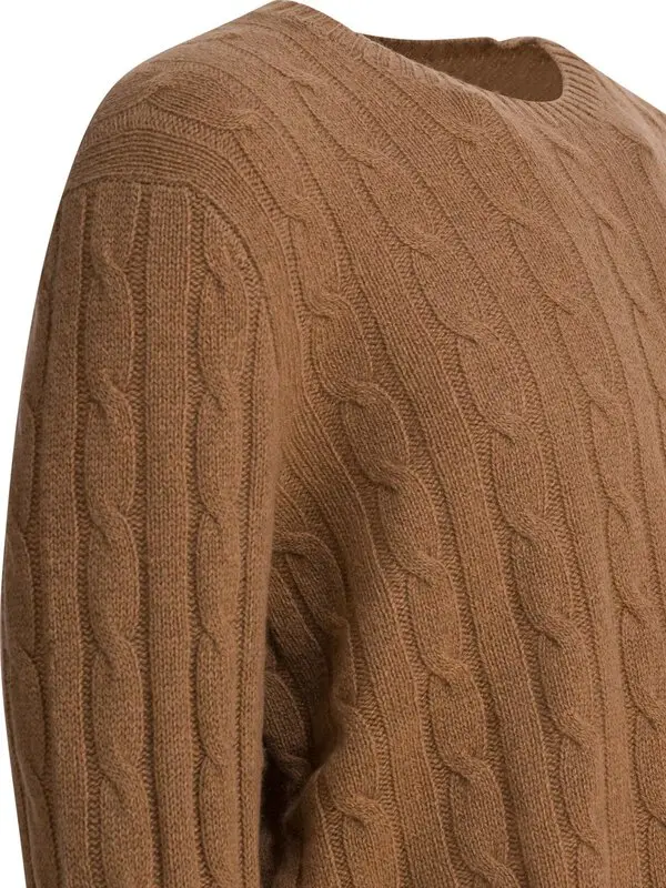 Polo Ralph Lauren Cashmere Cable-knit Sweater - Brown