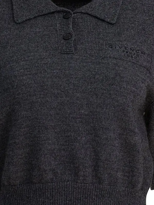Givenchy Paris 1952 Wool Polo Shirt