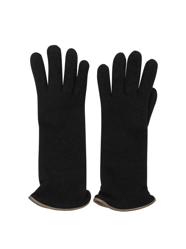RESTELLI 305 Cashmere Gloves - Black