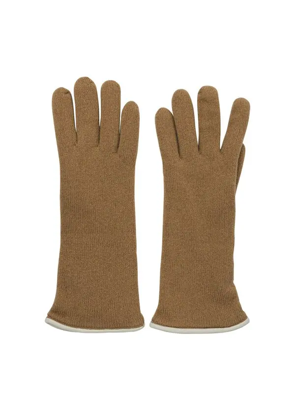 RESTELLI 305 Cashmere Gloves - Brown
