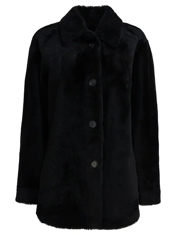 SEMPER Long Reversible Leather Coat