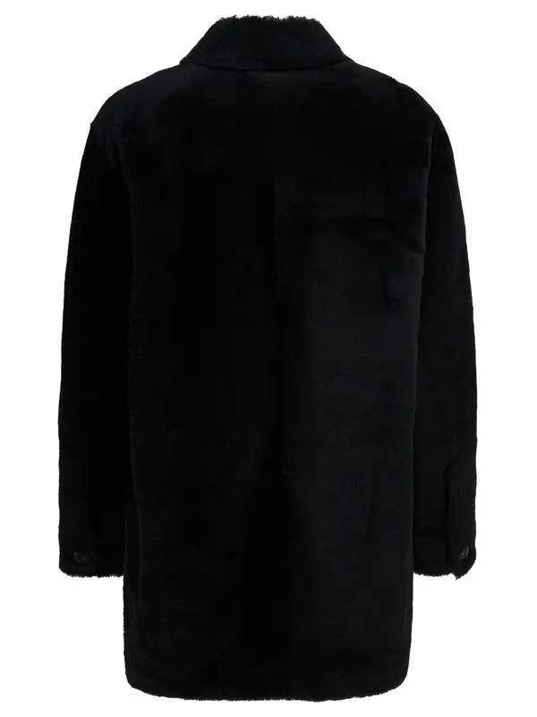 SEMPER Long Reversible Leather Coat