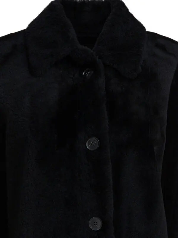 SEMPER Long Reversible Leather Coat