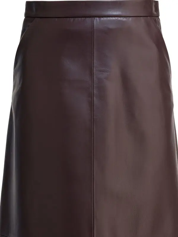 FURLING BY GIANI Leather Skirt