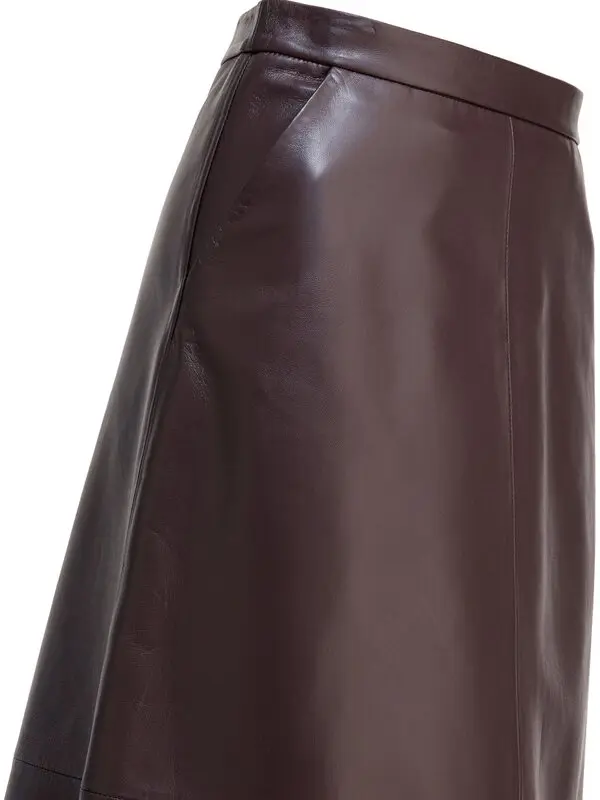 FURLING BY GIANI Leather Skirt