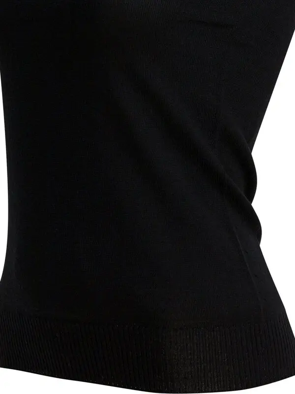 Max Mara Sportmax Mock Neck Sleeveless Top
