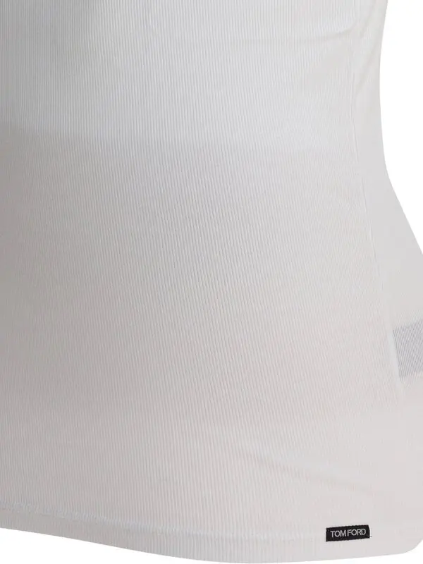 TOM FORD Cotton And Modal Tank Top - White