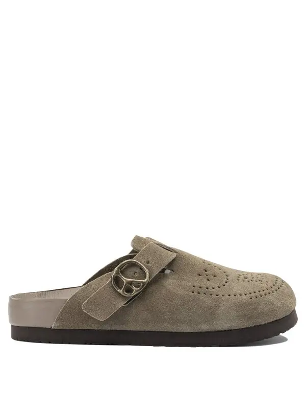 Needles Leather Sabot - Beige