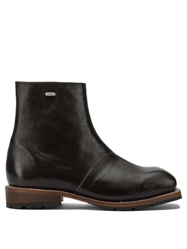 Our Legacy Engine Zip-up Ankle Boots - Black