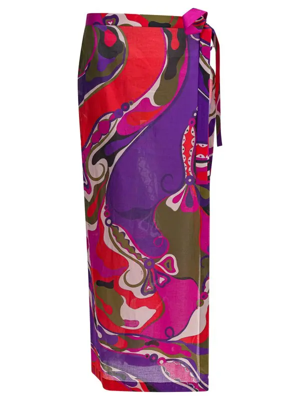 Emilio Pucci Orchidee' Pareo - Purple