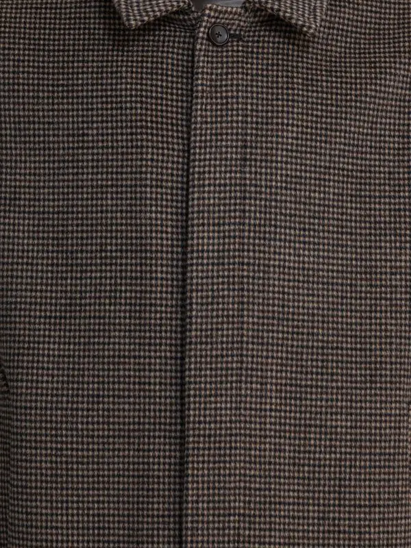 Vince Houndstooth Overshirt Jacket