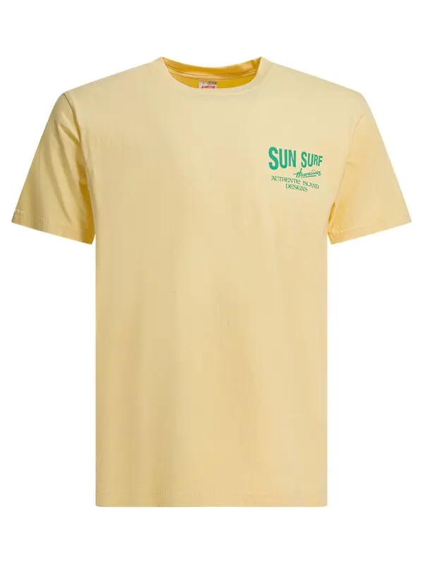 SUN SURF Surfriders Sportswear' T Shirt - Yellow
