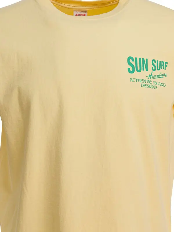 SUN SURF Surfriders Sportswear' T Shirt - Yellow