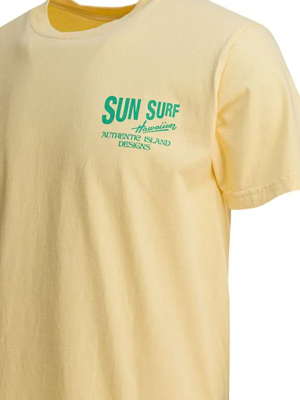 SUN SURF Surfriders Sportswear' T Shirt - Yellow