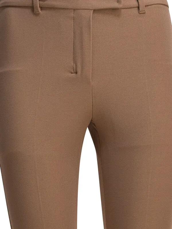 Max Mara Stretch Cotton-blend Trousers