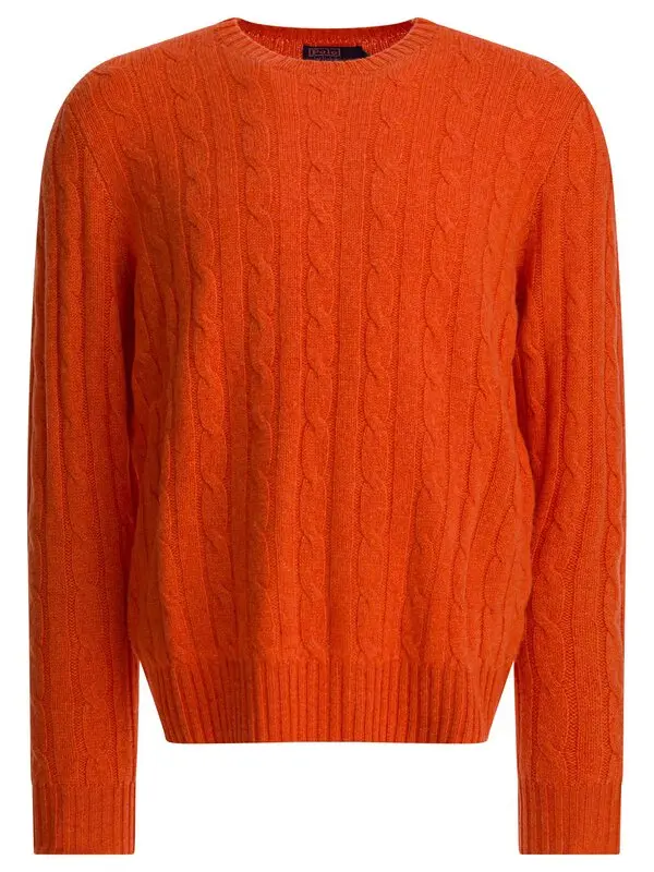 Polo Ralph Lauren Cashmere Cable-knit Sweater - Orange